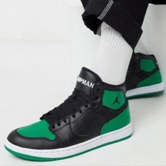 Nike | Shoes | 1 Mens Nike Jordan Access Ar376213 Green Black ...